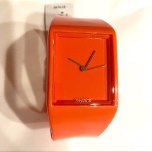 Fossil | Accessories | Fossil Starck Economique Orange Watch Nwt | Poshmark